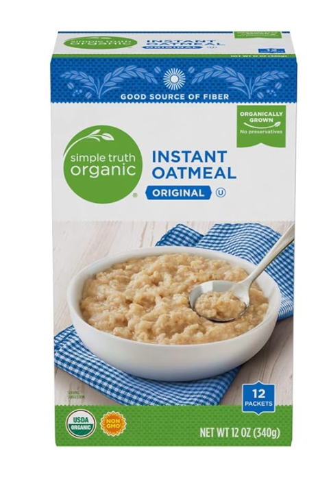 Simple Truth Organic Instant Oatmeal